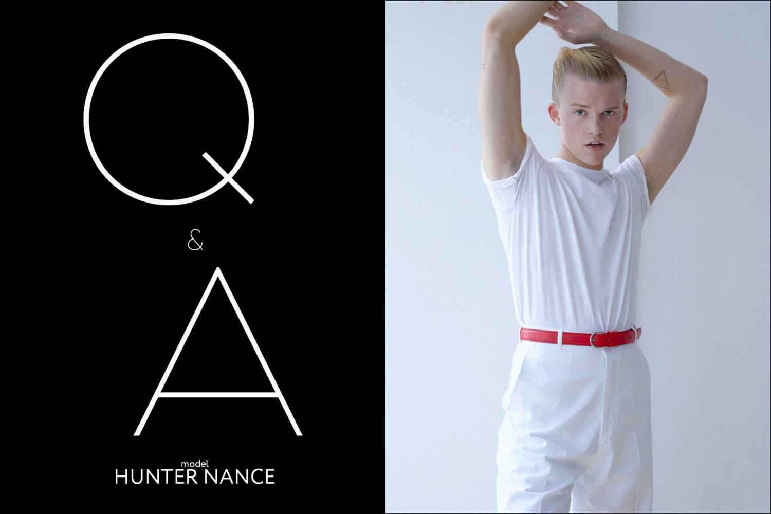 Hunter Nance | Model Q&A | Ponyboy magazine