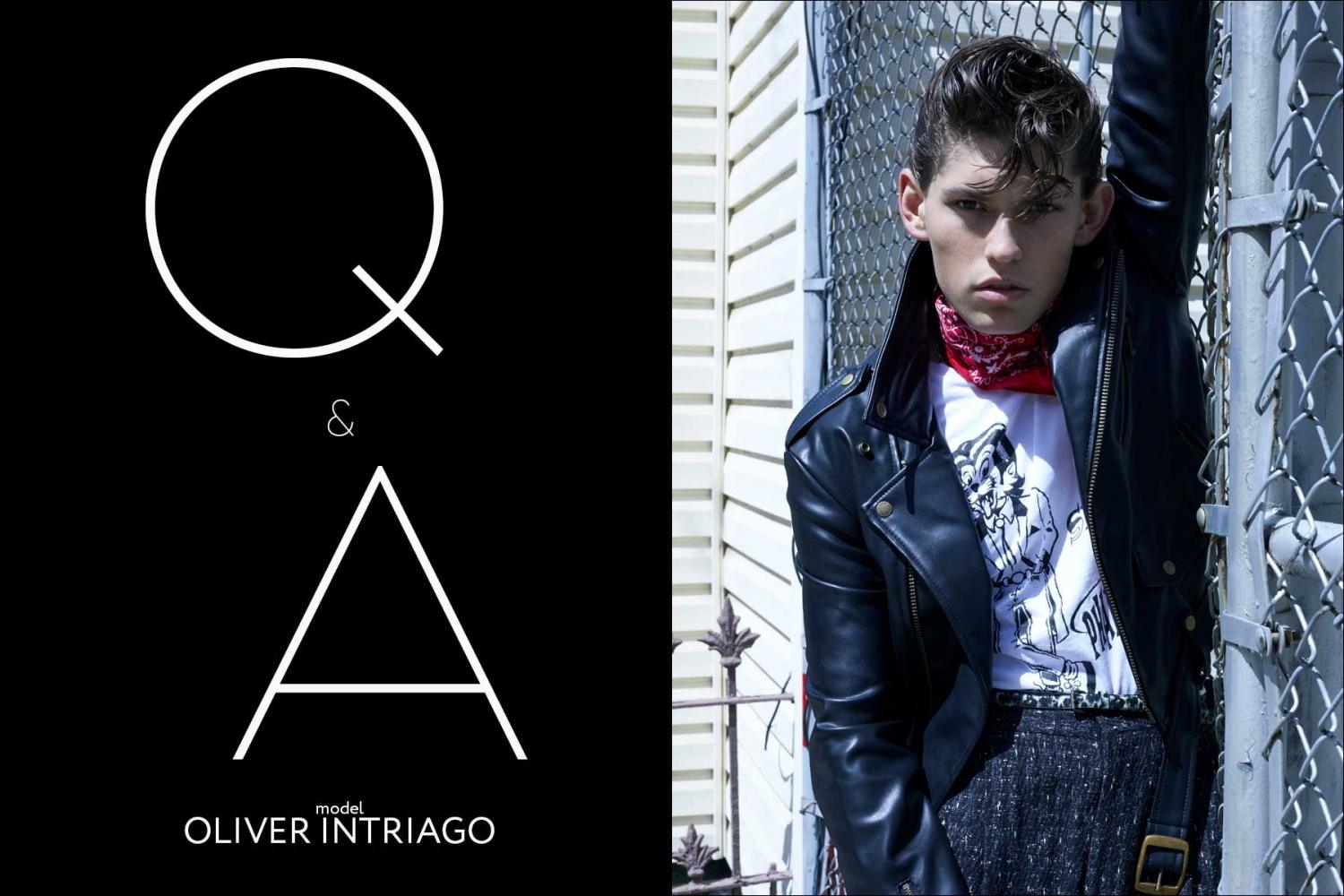 Oliver Intriago | Model Q&A | Ponyboy magazine