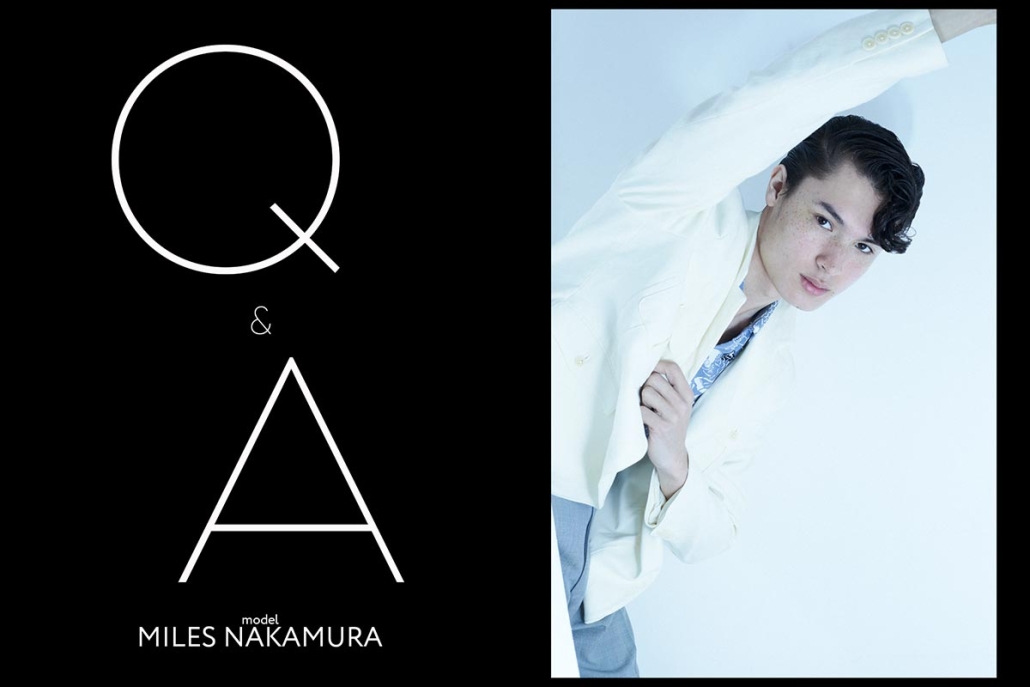 Miles Nakamura | Model Q&A | Ponyboy magazine