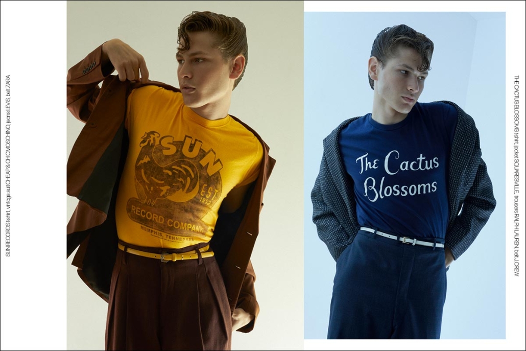 T-shirts | model Charlie Townsend | Ponyboy magazine